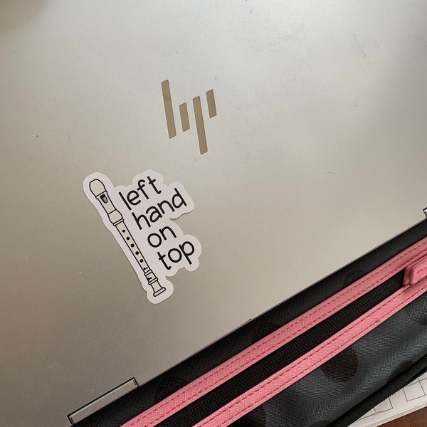 Recorder Sticker for Music Teacher Sticker, Glossy Sticker, Vinyl ...