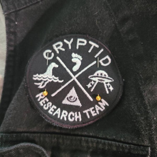 Iron-on Patch - CRYPTID RESEARCH TEAM - Etsy