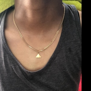 Unisex Africa Chain, Chain With Africa Charm, Africa Chain, Africa ...