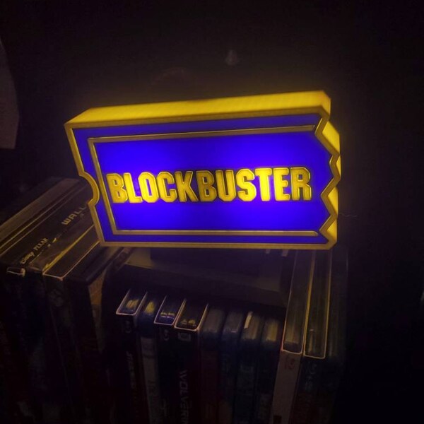 Blockbuster Lighted Sign - Etsy