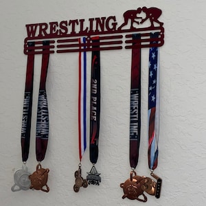 Wrestling Medal Hanger Holder Display Rack 3 RUNG | Etsy