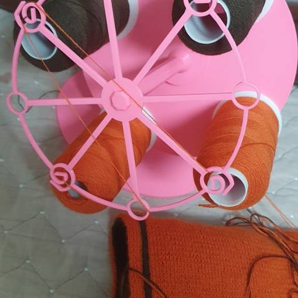 The Colorwork Wheel V2.0 by Maeli Designs - 3D Printed Yarn Untwisting ...