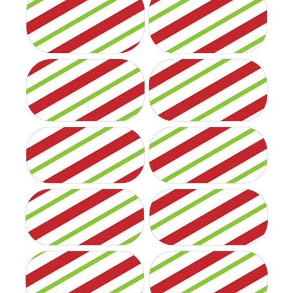 Editable Canva Waterslide Diy Nail Decal Design Templates For Letter