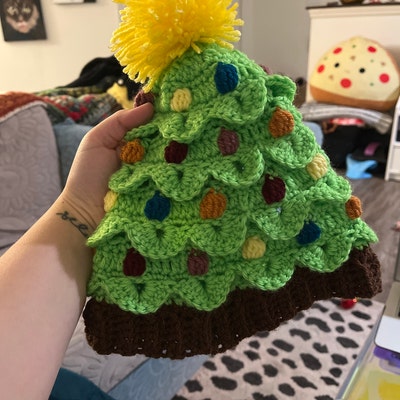 CROCHET Pattern-christmas Tree Hat - Etsy