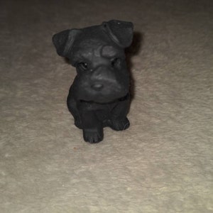 Lovely Obsidian Dog Carvinghealing Crystal Carvingstone Carvingcrystal ...