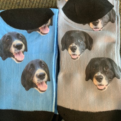 Custom Pet Socks, Dog Socks, Pup Socks, Dog Lover Gift, Cat Socks ...