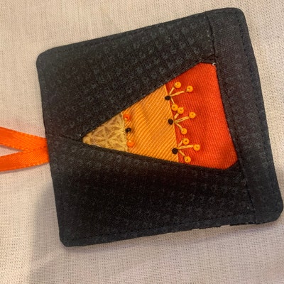 Candy Corn Foundation Paper Pieced FPP Quilt Block PDF Pattern Download Halloween Pattern Modern ...