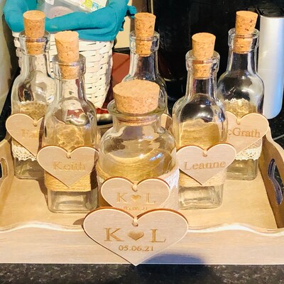 Wedding Sand Ceremony Set, Family Unity Set, Sand Ceremony Vases ...