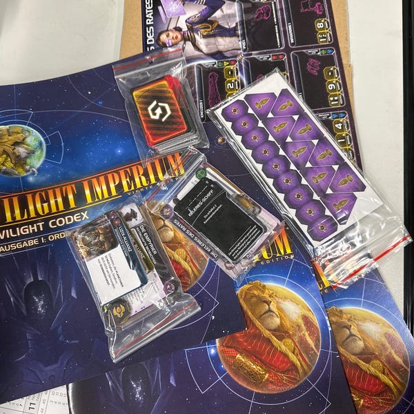 TI4 Codex 3; Twilight Imperium Vigil: Tokens for the Council Keleres - Etsy