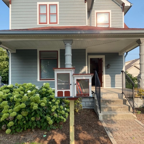 Custom, Prairie Style Little House, Book Box, Neighborhood Lending ...