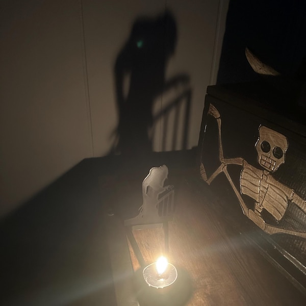 Nosferatu Tealight Shadow Caster - Halloween Tea Light Holder - 3D ...