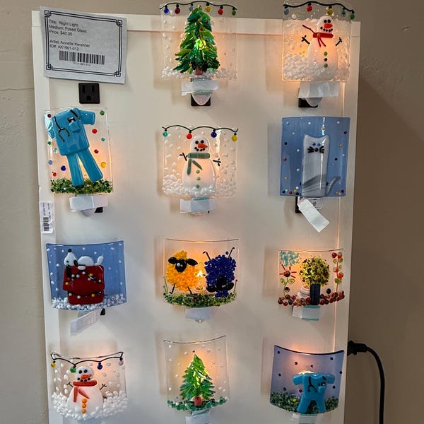 Night Light Display Board for Retail, Vendors, Craft Shows, 12 Outlet ...