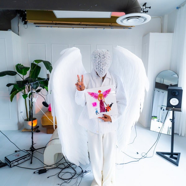 Silver Mirror Jacket / Glass Man Performance Christmas Costume / Broken ...