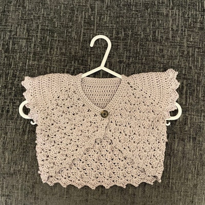 Crochet PATTERN Like a Cloud Shrug Cardigan sizes Baby up to 6 Years ...