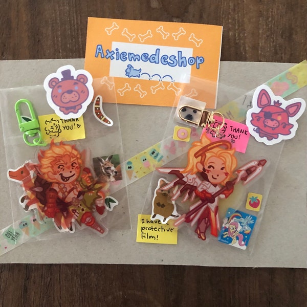 SHIPPING NOW! - Overwatch Acrylic Charms - Junkerqueen, Ramattra ...