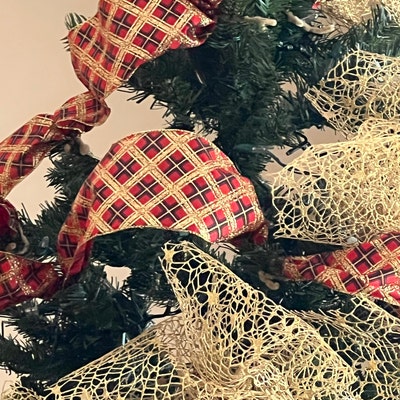 French Damask Wire Edged Wired Edge Ribbon, 1.5 Wide 15 Colours Wedding ...