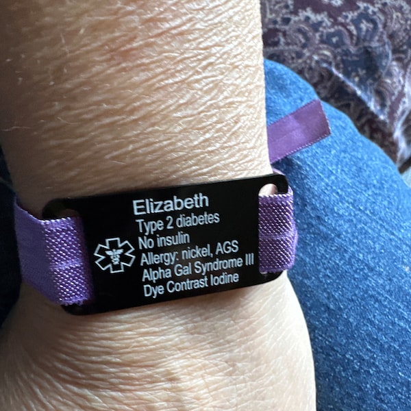 Running Sport Bracelets, Medical Id Bracelet Tag, Medical Alert, Kids ...