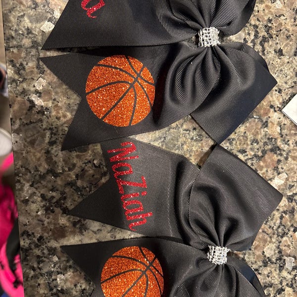 Softball Bow With Number | Softball Bows | Custom Softball Bows ...