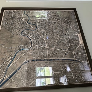 Kukio Beach Map Wood and Epoxy - Etsy