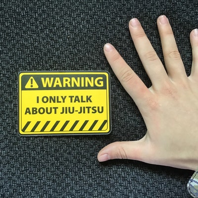 Mastering Chokeholds Jiu-jitsu Sticker Vintage Illustration BJJ Die-cut ...