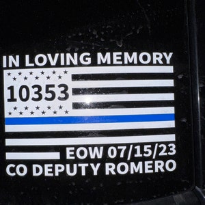 Thin Grey Line Vertical Flag Decal, Vertical Grey Line Flag Decal ...