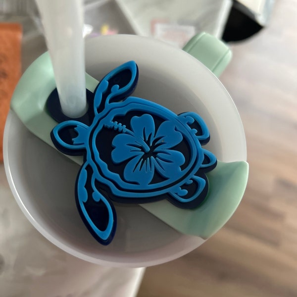 Sea Turtle Stanley Name Plate, Turtle Name Plate, 40oz Stanley Name ...