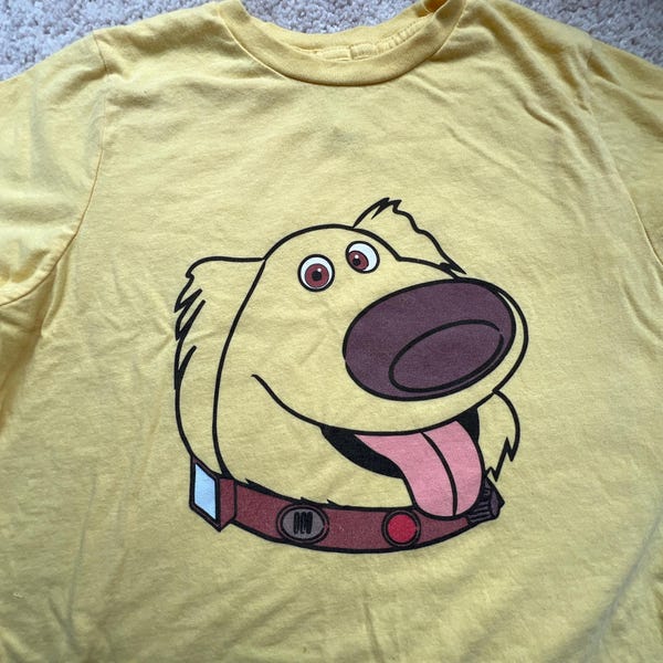 Disney Pixar up Movie Big Face Costume Halloween Shirt, Russell, Dug ...