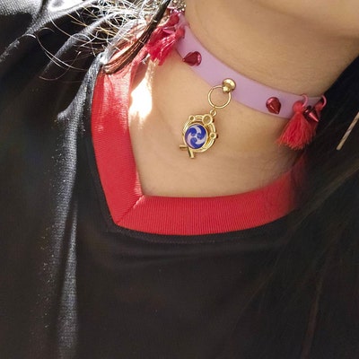 Kazuha Inspired Choker Genshin Anemo Inazuma Diamond Drop Vision - Etsy