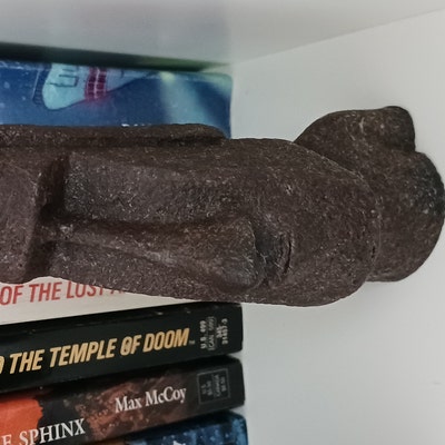 Miniature Easter Island Moai Statue Raw Umber - Etsy