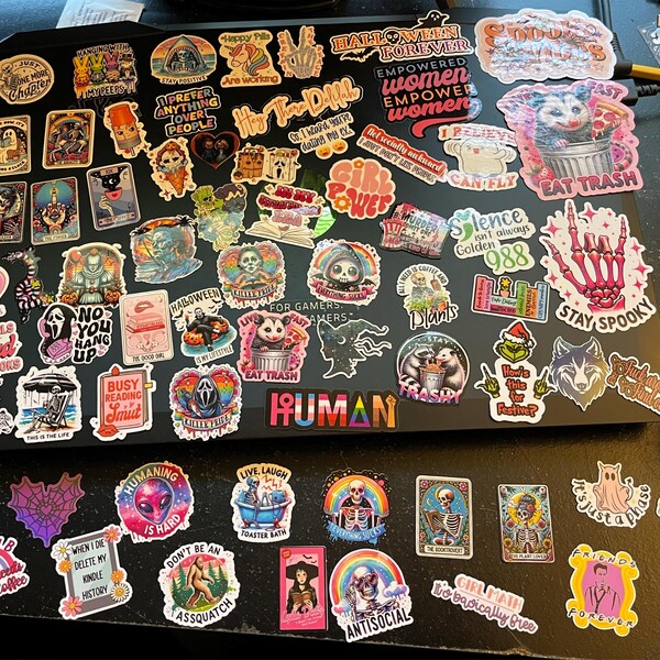 Ladies of Horror Vinyl Stickers, Halloween Spooky Ladies, Horror Queens ...