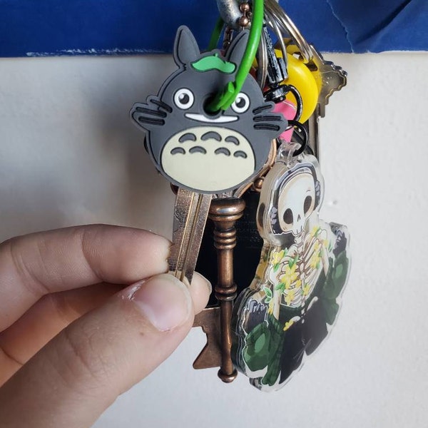 Anime Kawaii PVC Cat/bunny/chicken/bear Key Covers,key Cap Cover,kawaii ...
