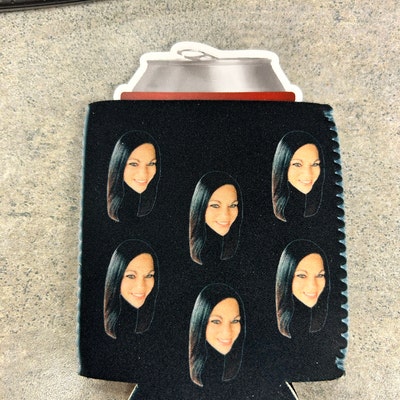 Personalized Can Cooler, Beer Hugger, Custom Picture Can Cooler, Slim ...