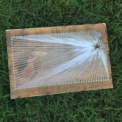 Kansas String Art Kansas Decor State String Art Kansas Nail - Etsy