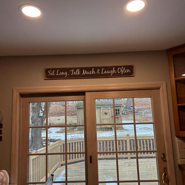 S 827 Handmade, Wood, Long Sign "home is Where Your Story Begins" 44 X ...