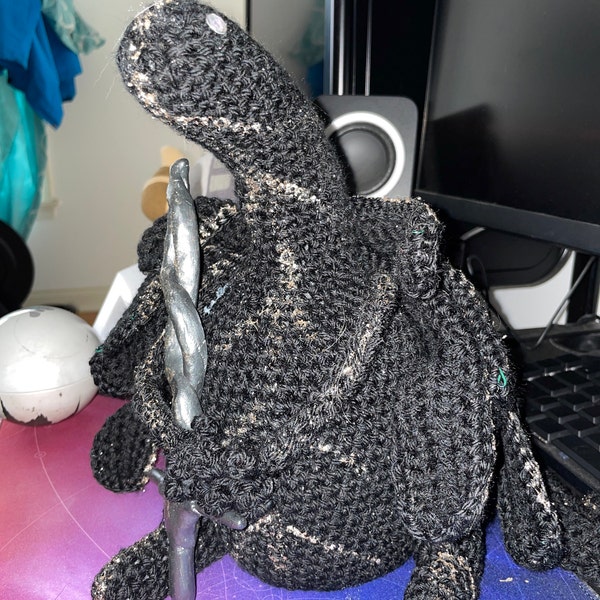 Slenderman Chibi Crochet Doll - Etsy