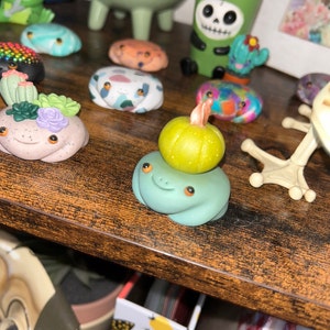 PRE-ORDER Frosted Sugar Cookie Frog Handmade Polymer Clay Frog Figurine ...