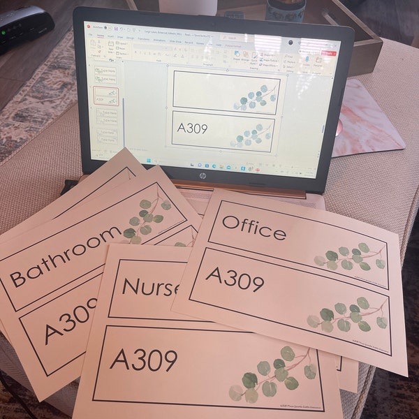 BOTANICAL Classroom Labels | Editable | Modern Farmhouse Classroom ...