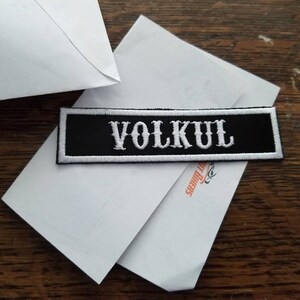 1x4 Custom Embroidered Name Tag Motorcycle Personalized Biker Patch ...