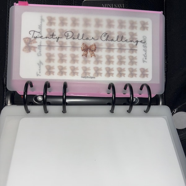 In My Money Saving Era A6 Matte Vellum Dashboard - Etsy