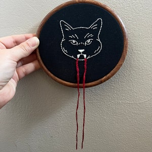 PDF Alien Cat Embroidery Pattern Cat Embroidery Pattern - Etsy