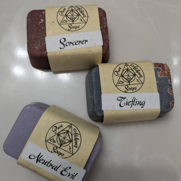 Create-your-character RPG Themed Soap Trio - Etsy