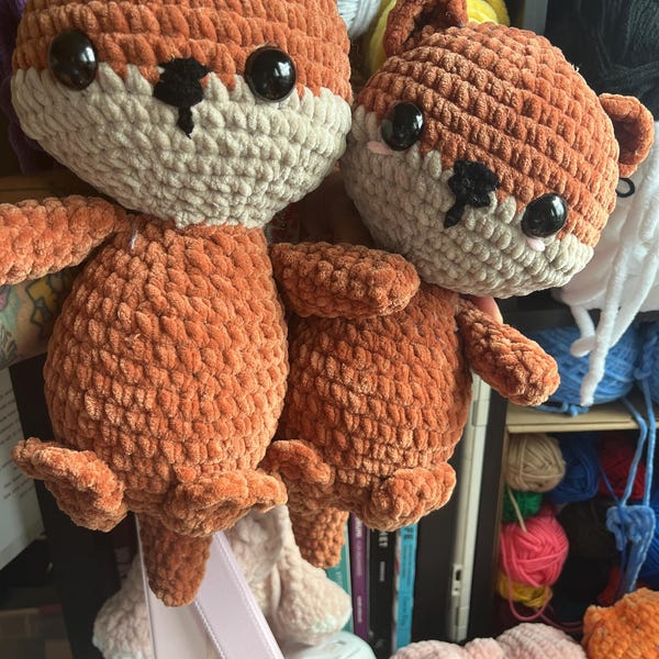 Amigurumi Otter Pattern, Plush Pattern, PDF Pattern, Stuffed Otter Toy ...