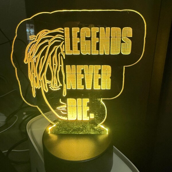 Juice WRLD Acrylic Led Glow Sign - Etsy