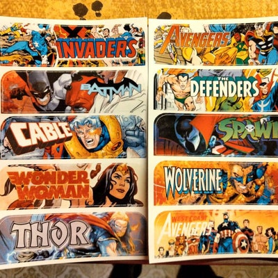 Custom Comic Book Divider Labels - Etsy