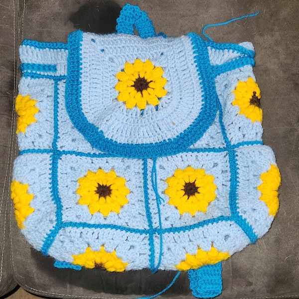 MINI Sunflower Backpack PDF Pattern! With Adjustable AND Removeable ...