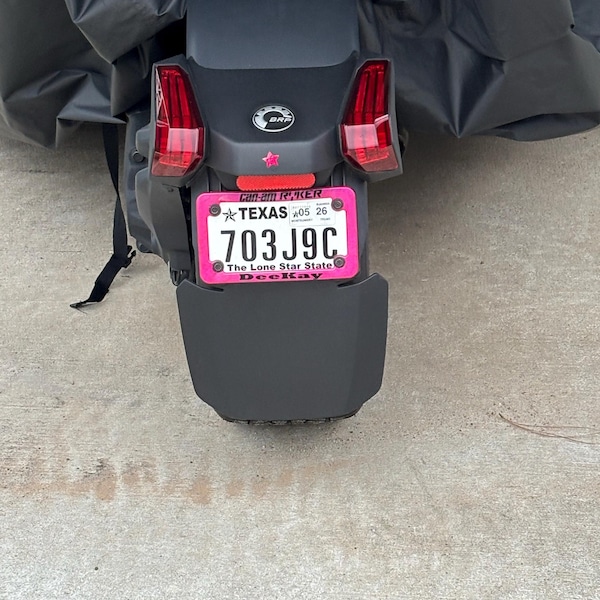 Personalized Motorcycle Frame for Your License Plate Personalized With ...