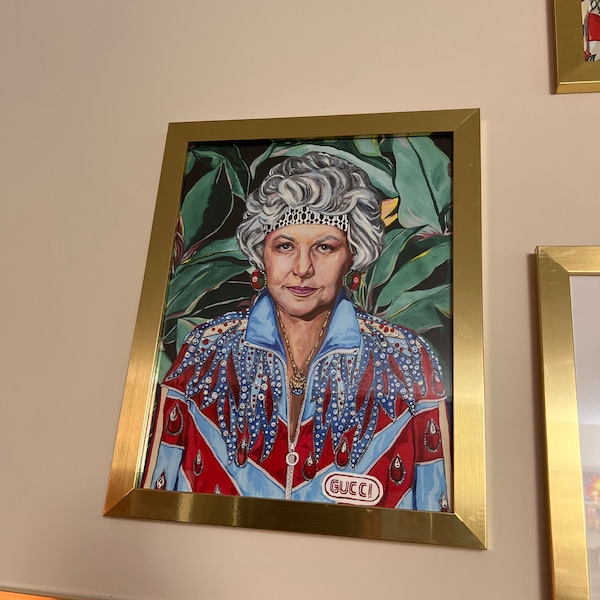 Dorothy - Dorothy Zbornak - Acrylic Painting - Bea Arthur - Art Print ...