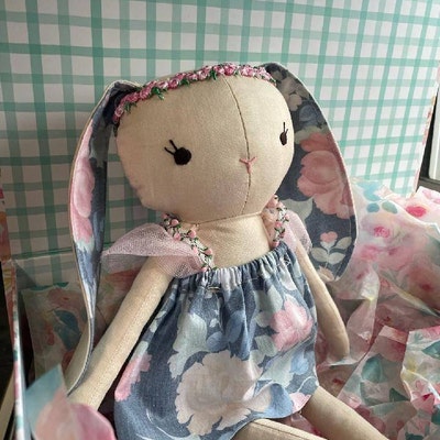 Bunny Sewing Pattern PDF Make 2 Types of Cloth Bunny Rabbit - Etsy