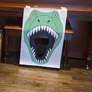 Dino Toss, Feed the T. Rex, Dinosaur Birthday Party, Dinosaur Game ...