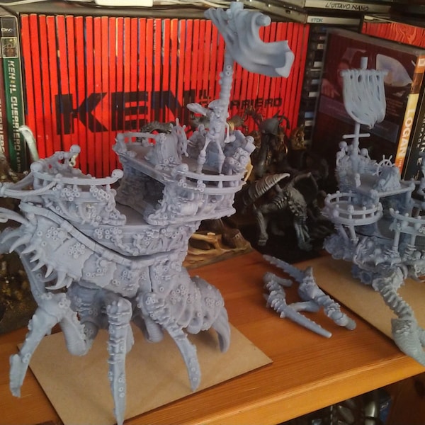 Undead Crab Pirate Ship Terrain for Dungeons and Dragons Tabletop RPG ...